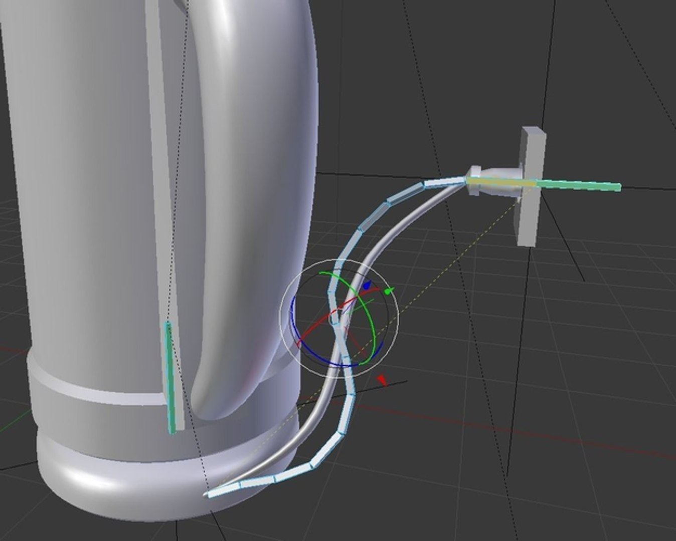 3d model water boiler rigged electric