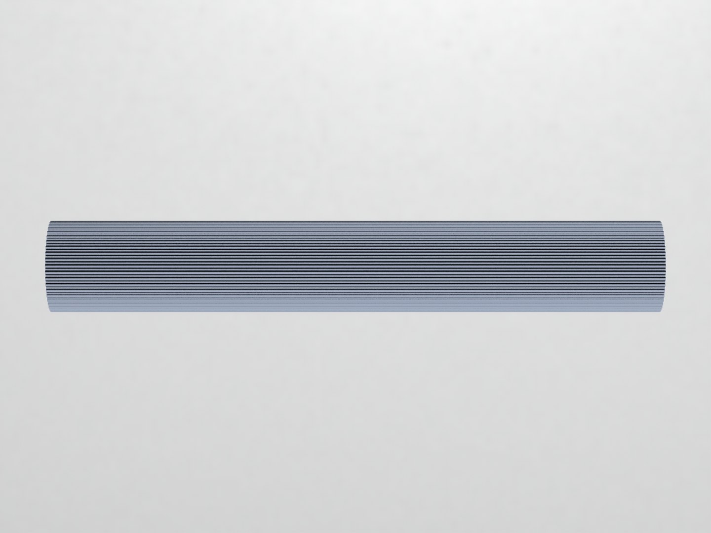 Aluminum Extruded Ribbed Oval Closet Rod 3D Model - TurboSquid 2176340