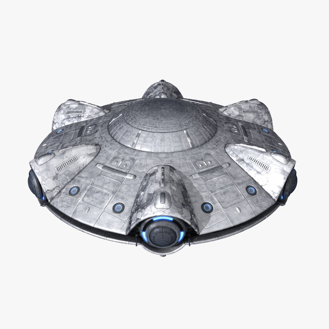 Alien Flying Saucer 3d Lwo