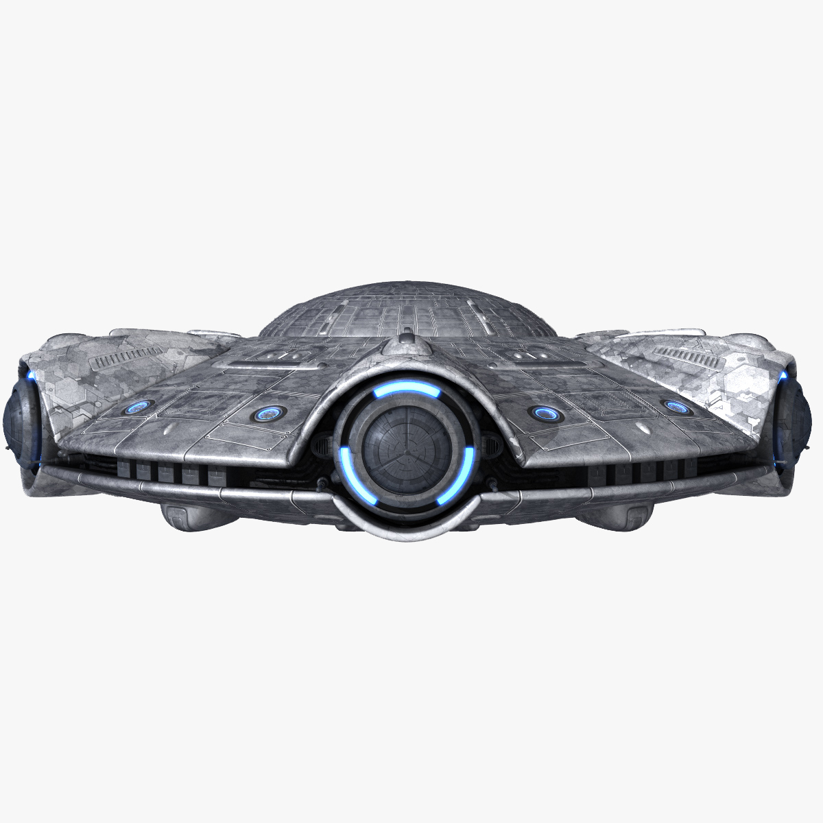 alien flying saucer 3d lwo
