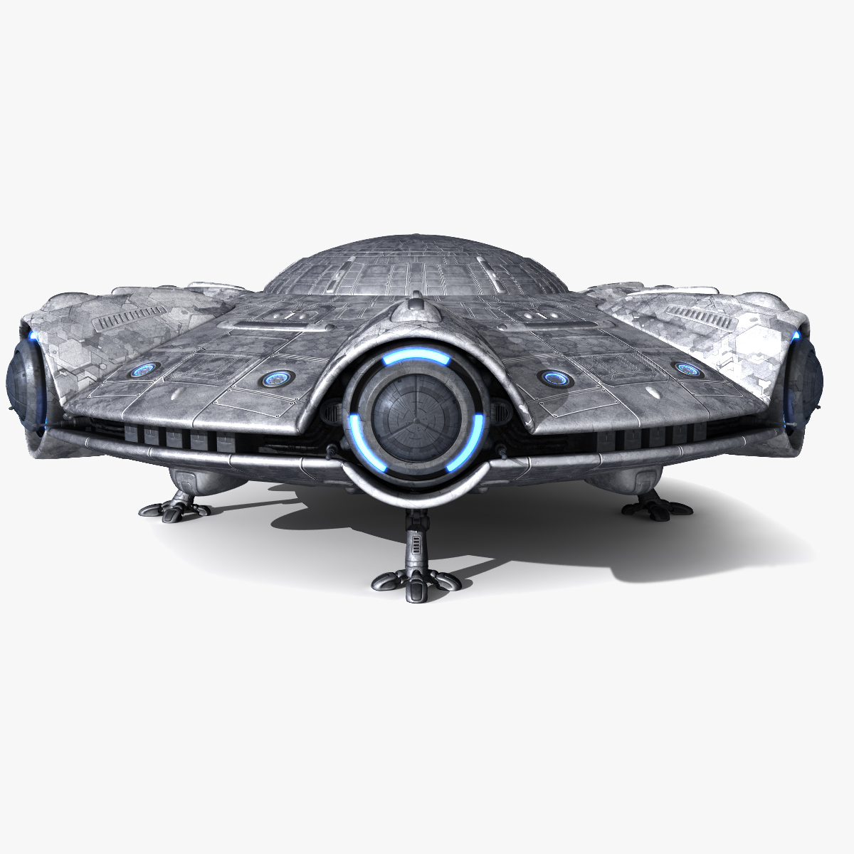 alien flying saucer 3d lwo