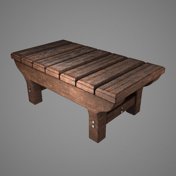 Stool wood 3D model - TurboSquid 1712417