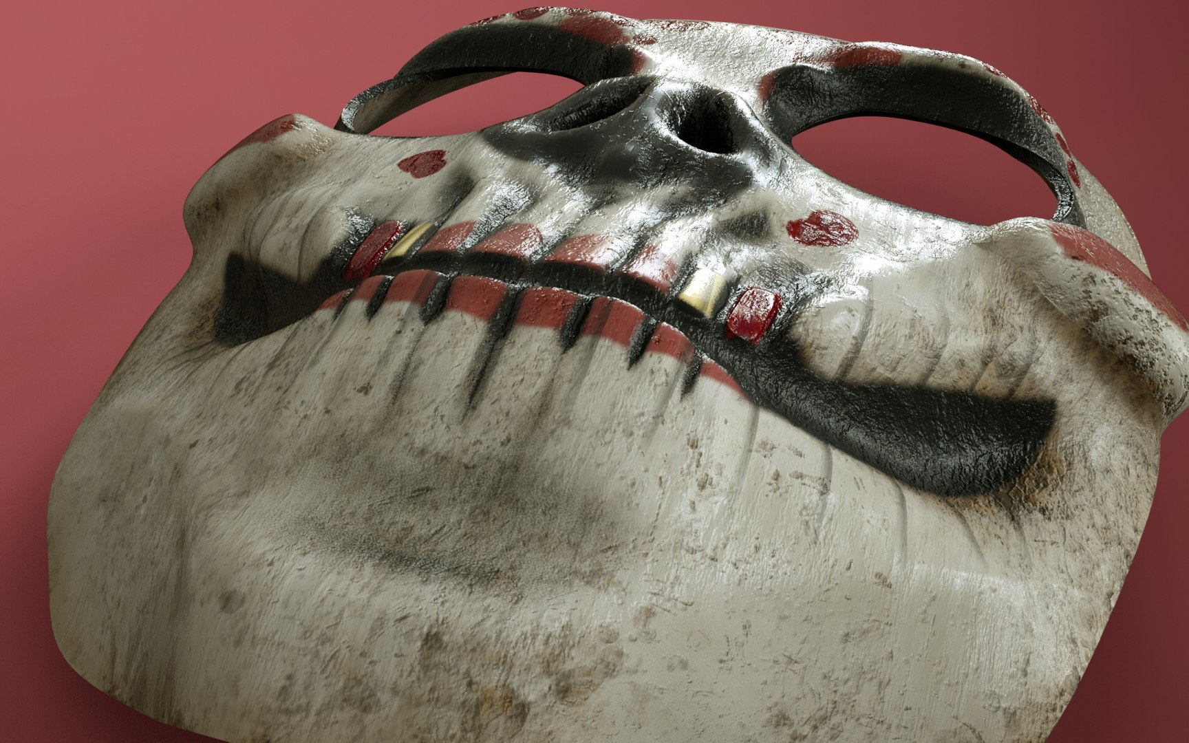 3D Day Of The Dead Mask Model - TurboSquid 1804755