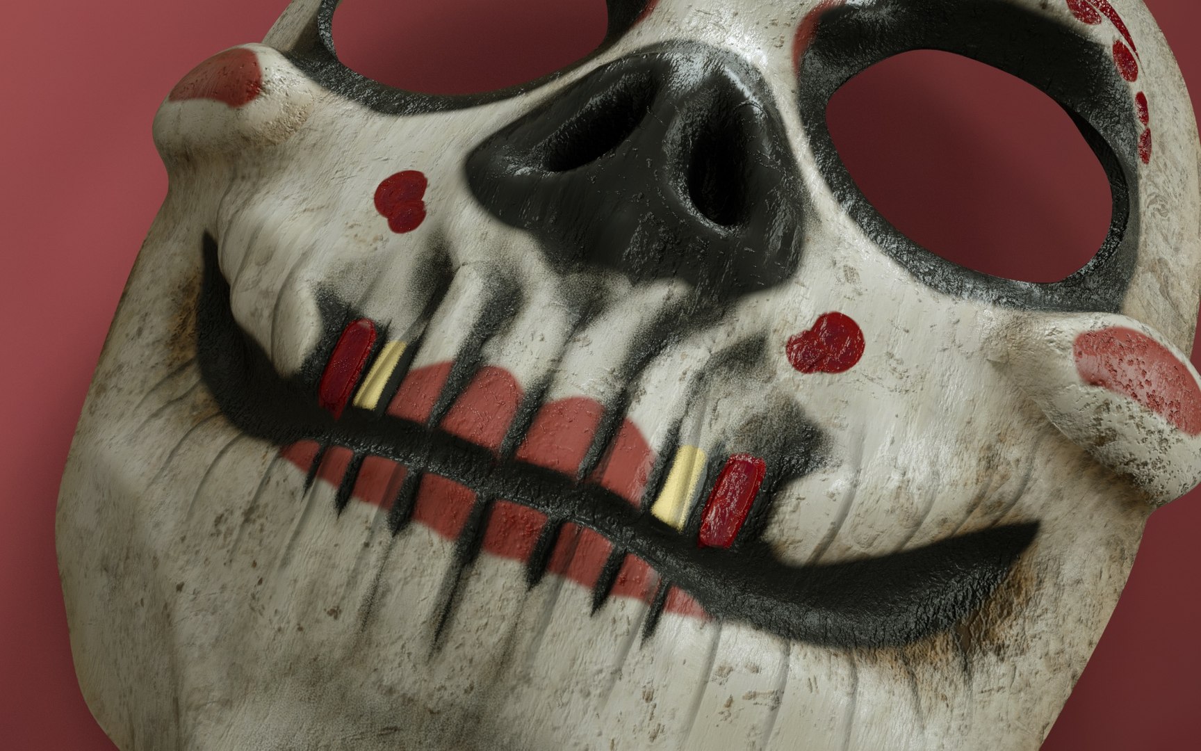 3D Day Of The Dead Mask Model - TurboSquid 1804755