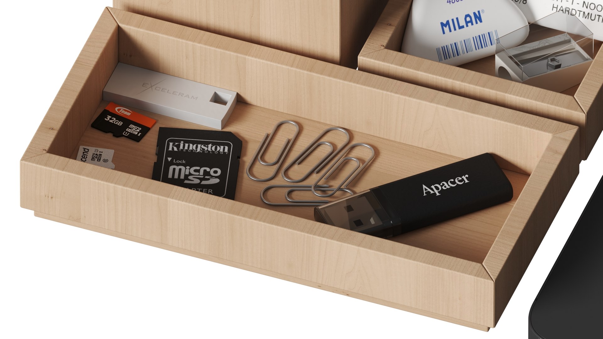 Office desk accessories Set 3D - TurboSquid 2181303