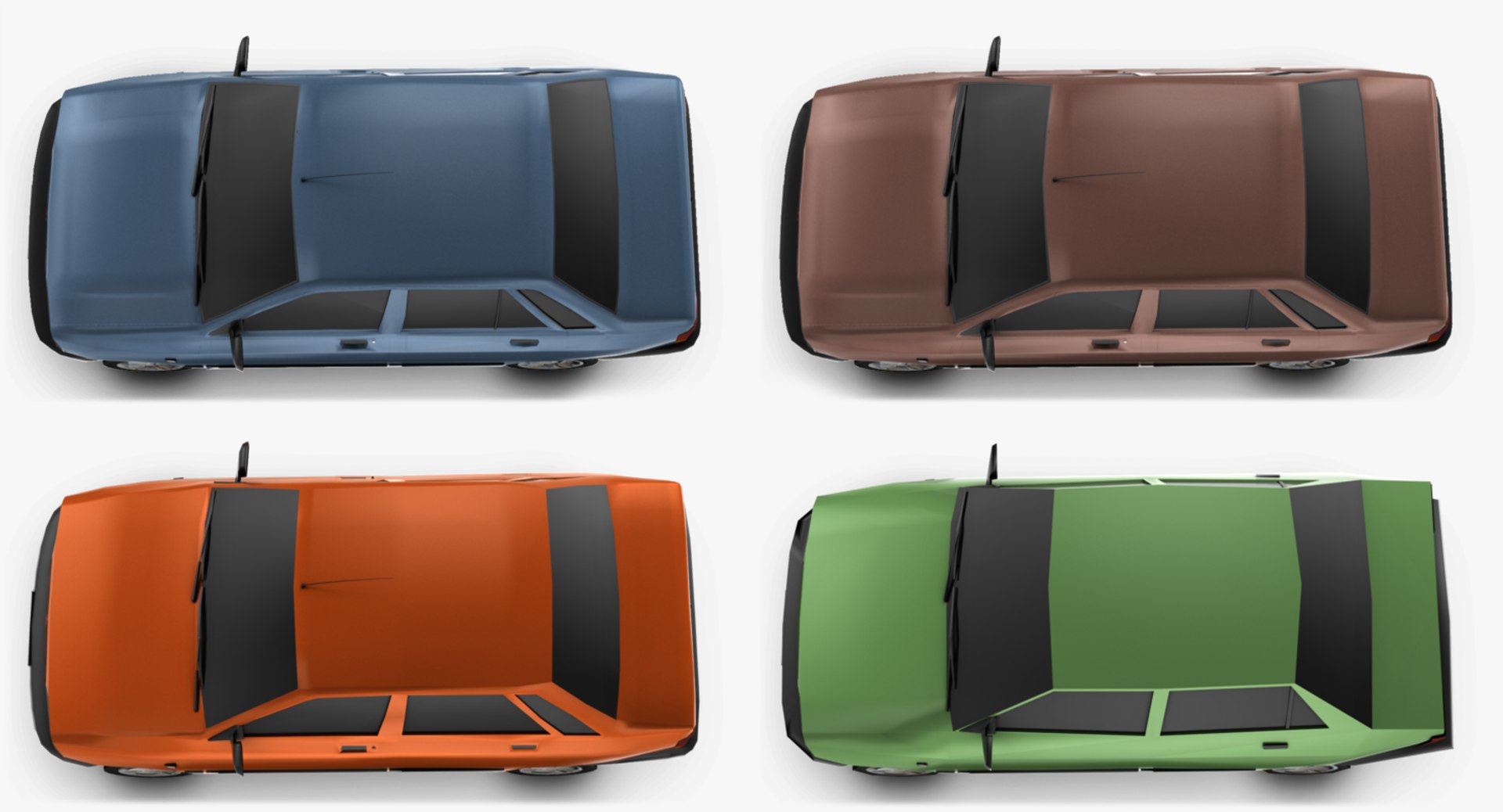 Pride - 3 Versions 3d Model
