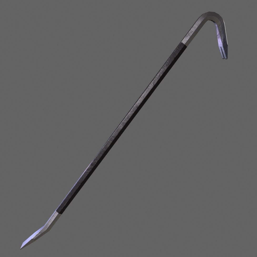 3D PBR Crowbar V1Black Model - TurboSquid 2040217