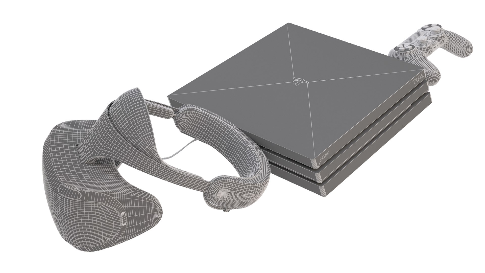 Sony PLaystation 4 3D Model - TurboSquid 1955998