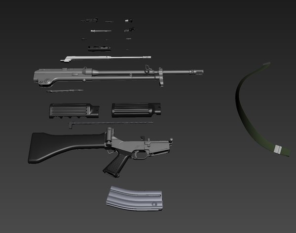 한국어 K2 라이플 상세 정보 3D 모델 - TurboSquid 1079338