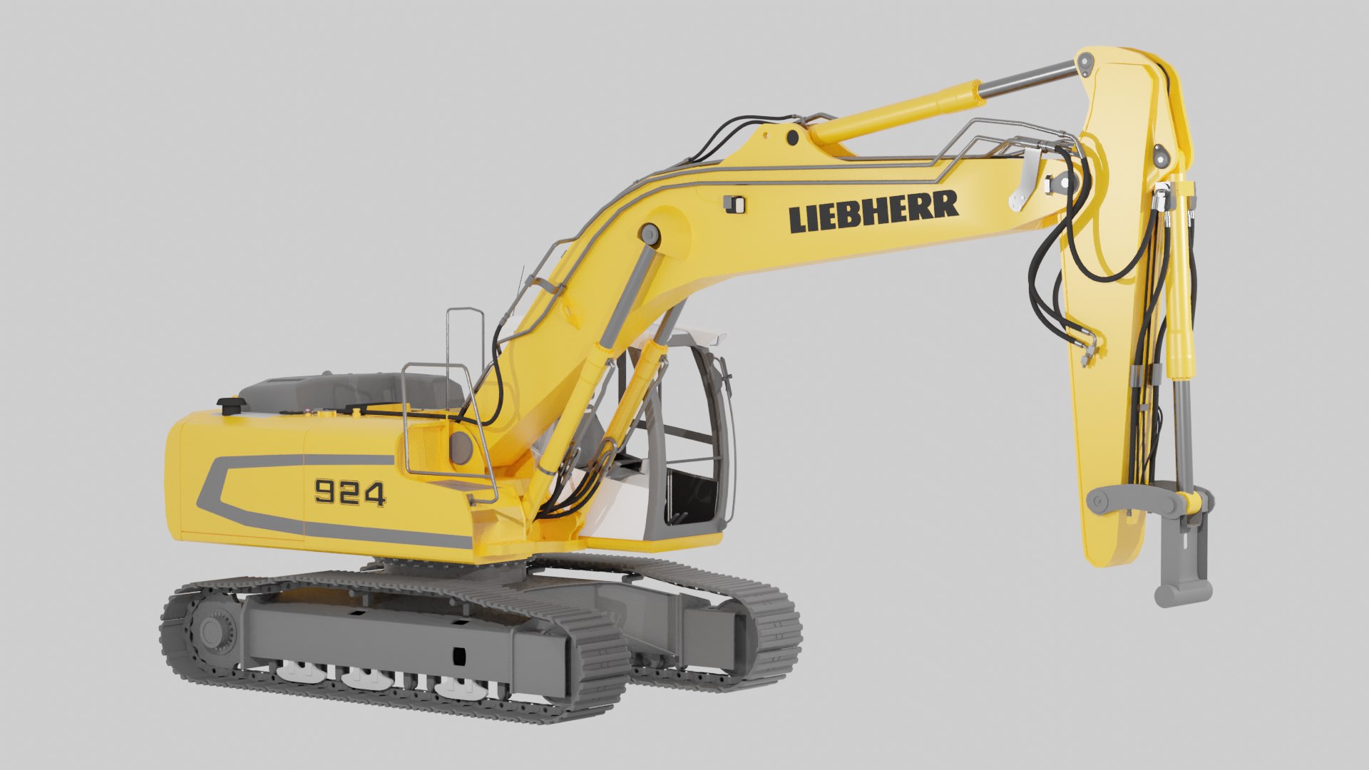 3D Libherr R 924 Litronic Model - TurboSquid 2147457