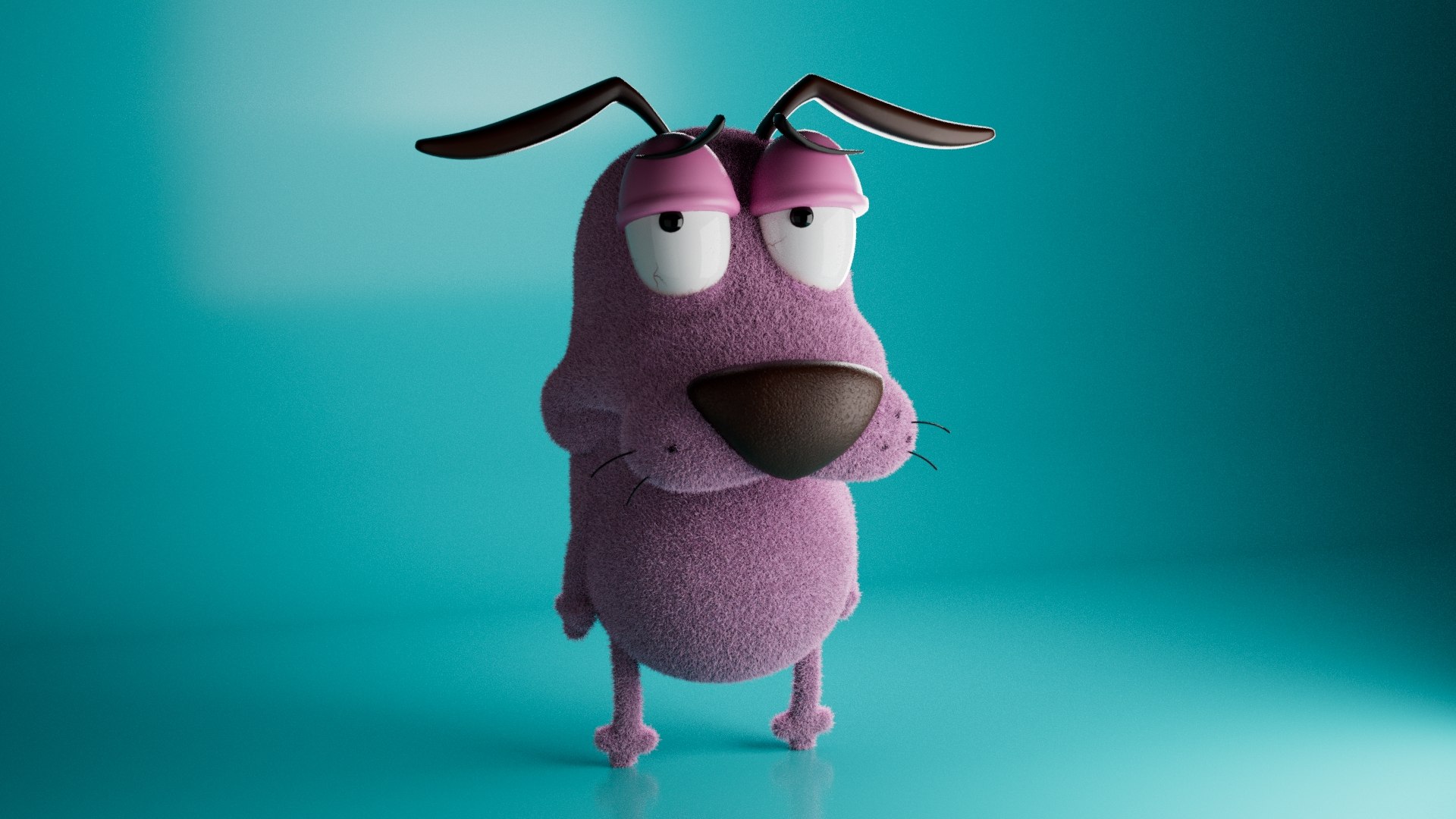 Courage The Cowardly Dog 3D Model - TurboSquid 2295781
