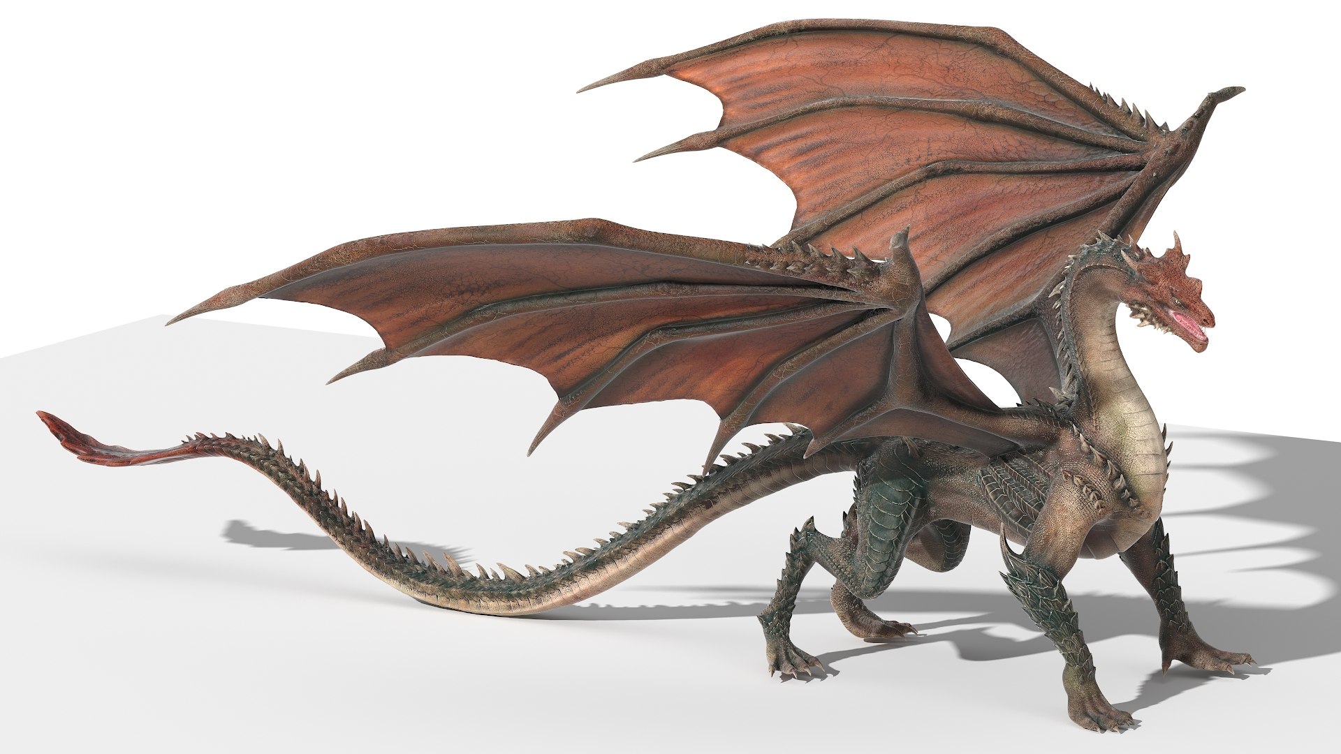 3D Dragon Guarding Treasures In Cave - TurboSquid 2335548