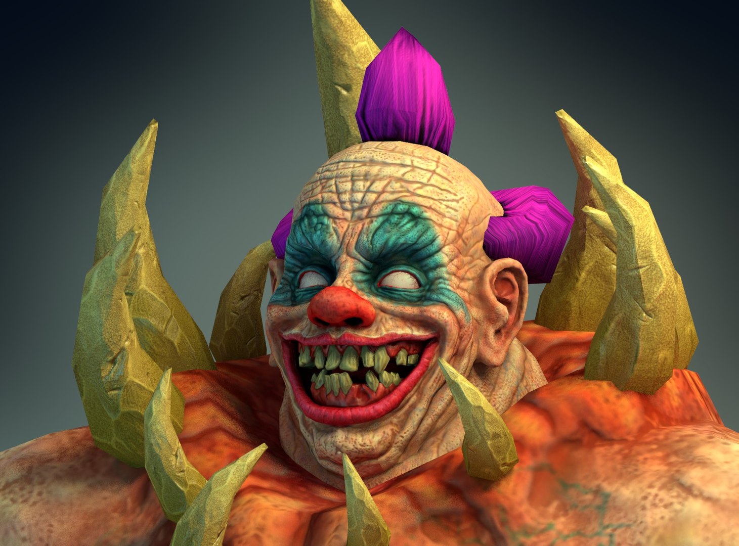 3D Clowns Creature - TurboSquid 1362904
