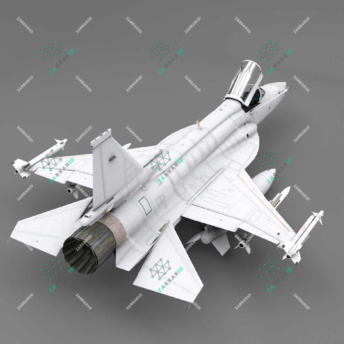 Jf-17 rigged 3D model - TurboSquid 1681630