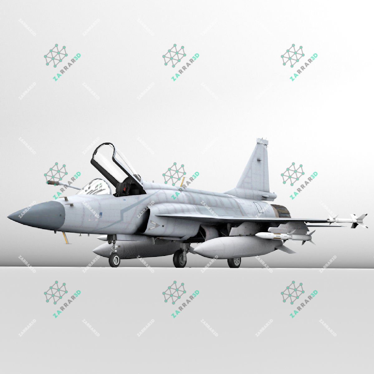 Jf-17 rigged 3D model - TurboSquid 1681630