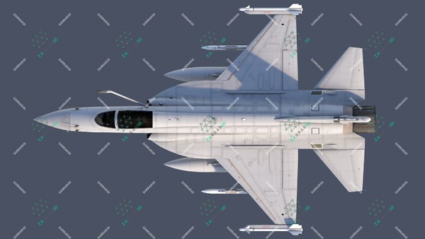 Jf-17 rigged 3D model - TurboSquid 1681630