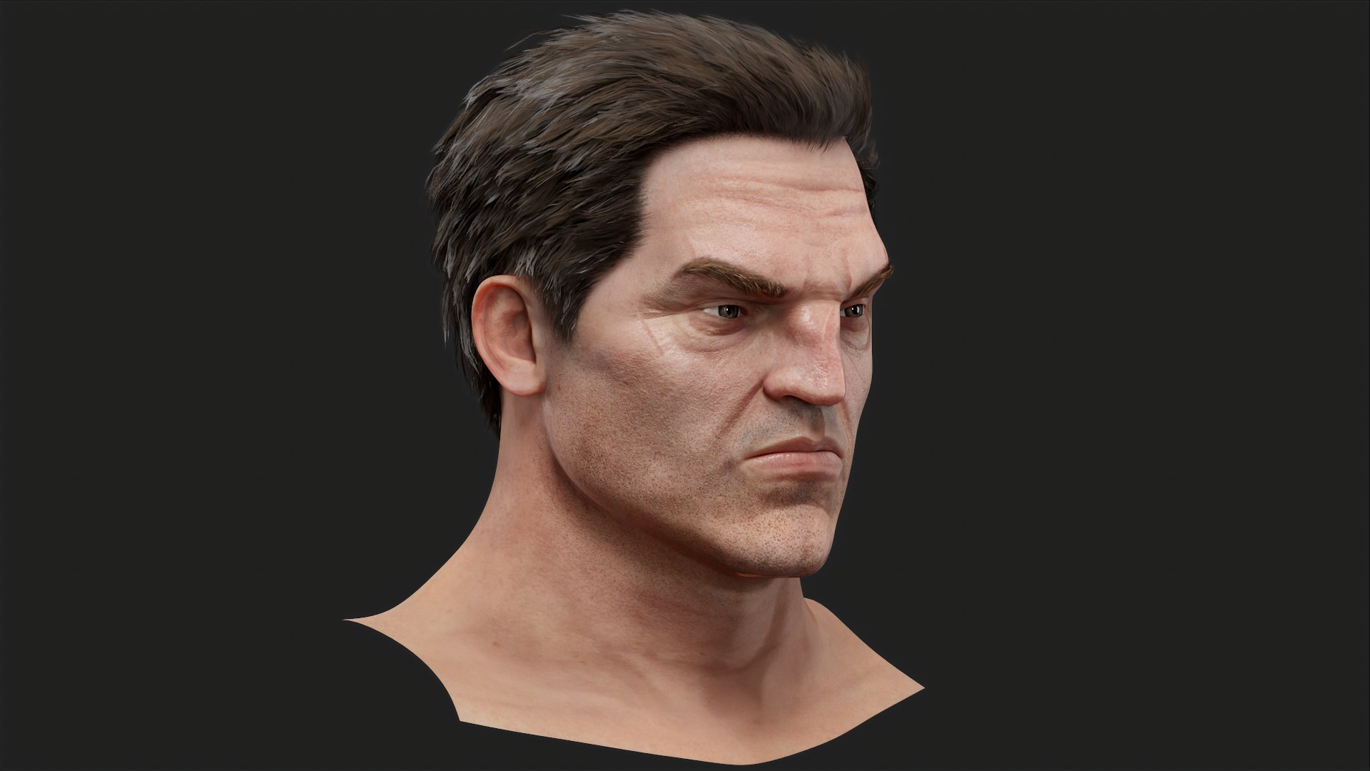 3D Steven Realistic model of male head model - TurboSquid 1879848