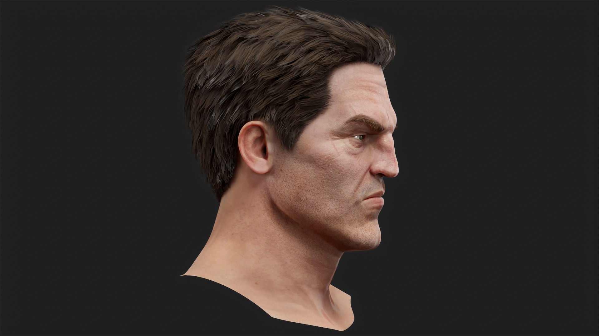 3D Steven Realistic model of male head model - TurboSquid 1879848