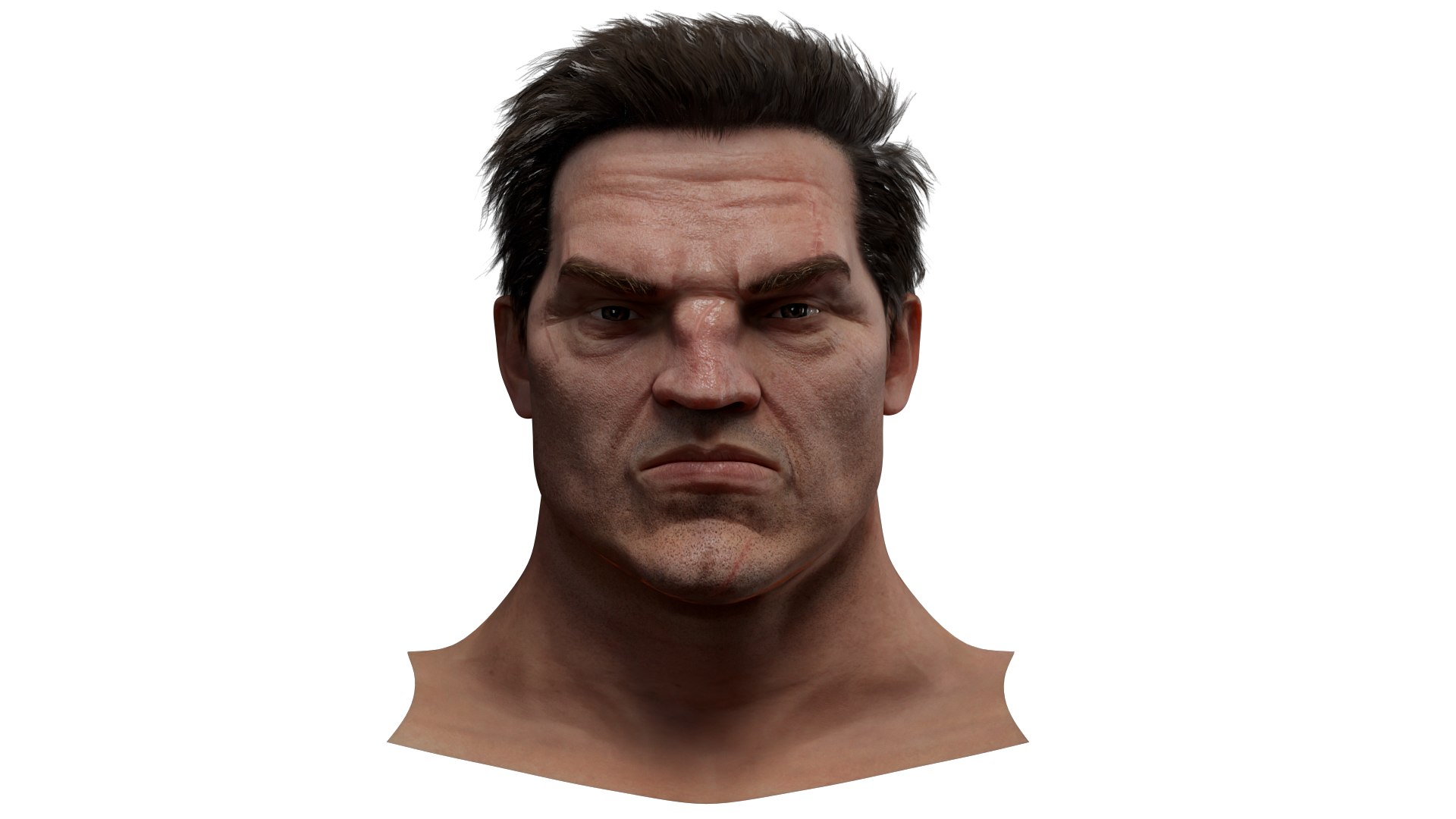3D Steven Realistic model of male head model - TurboSquid 1879848