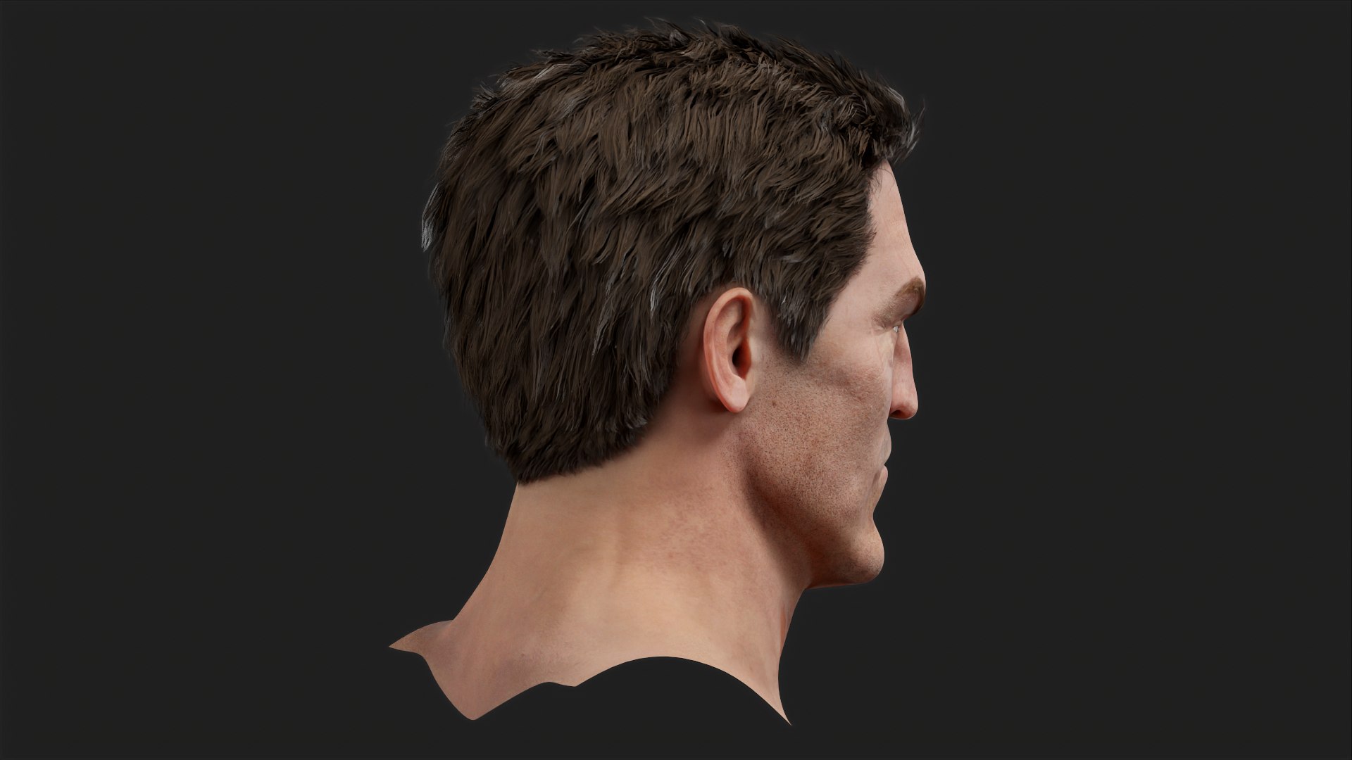 3D Steven Realistic model of male head model - TurboSquid 1879848