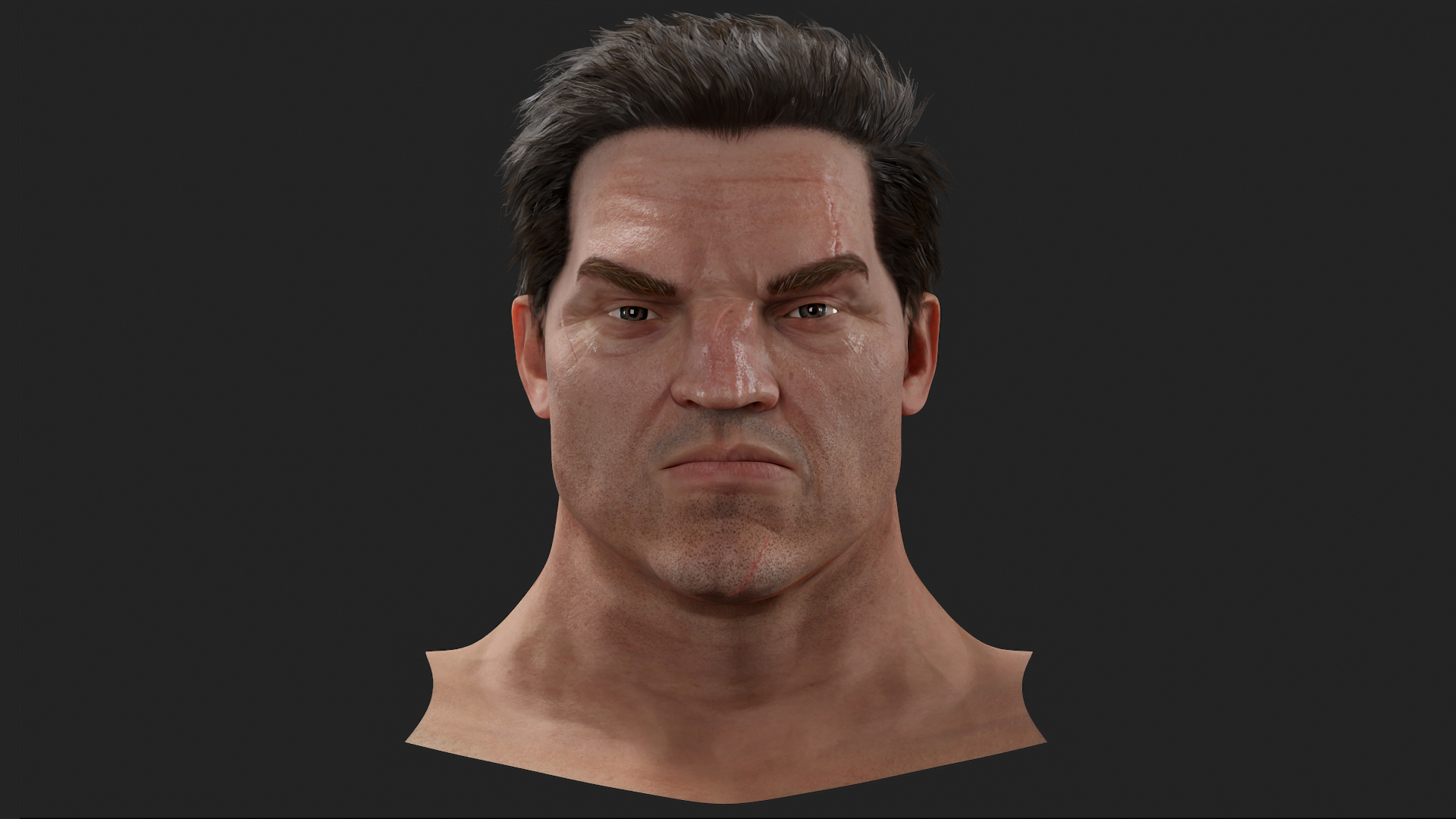 3D Steven Realistic model of male head model - TurboSquid 1879848