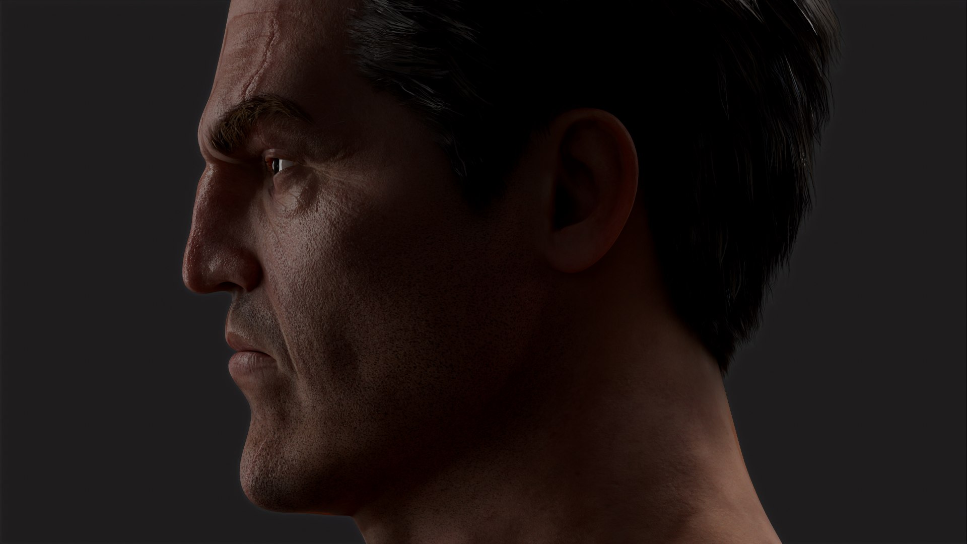 3D Steven Realistic model of male head model - TurboSquid 1879848