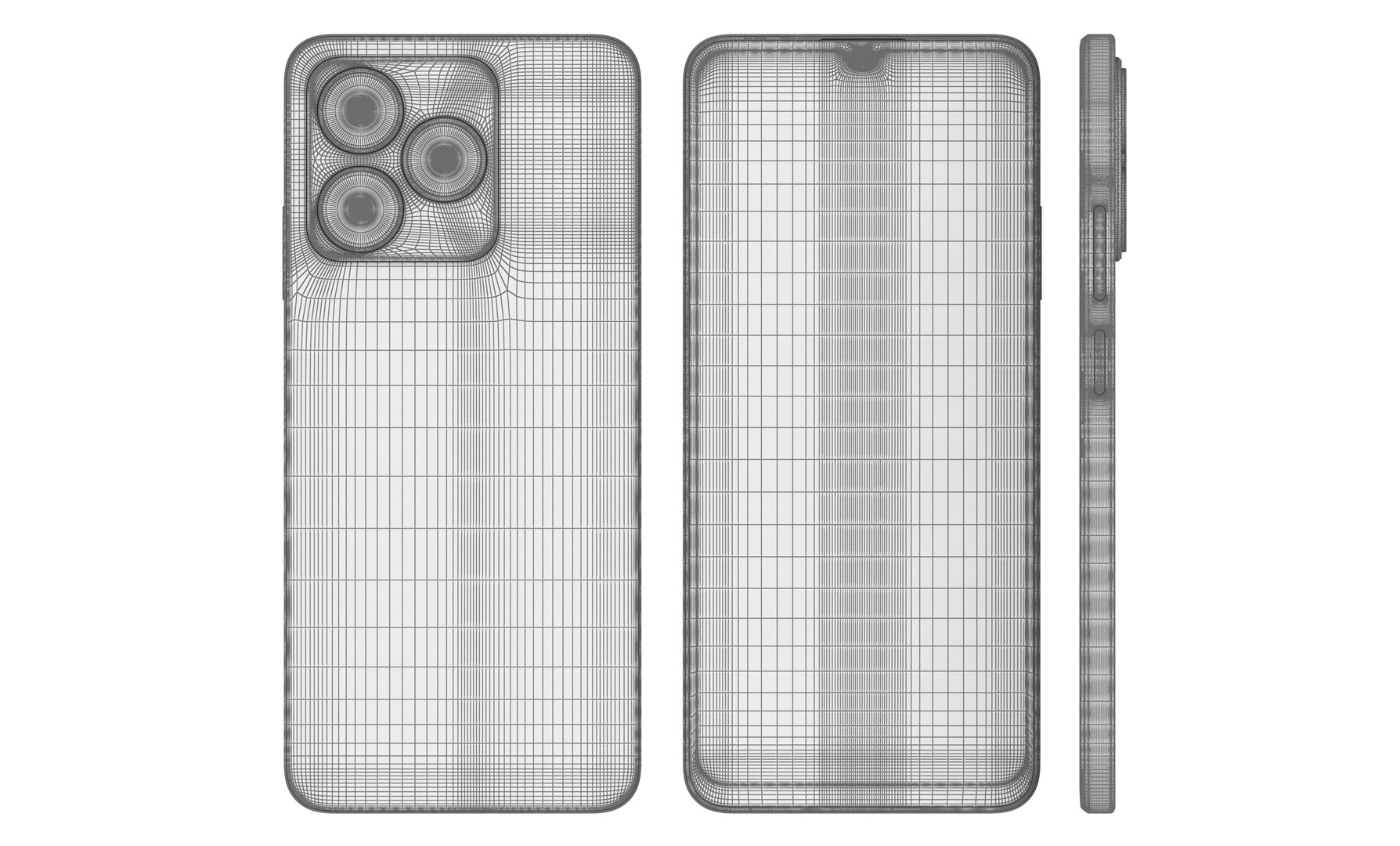 3D Realme C51s Mighty Black - TurboSquid 2239976