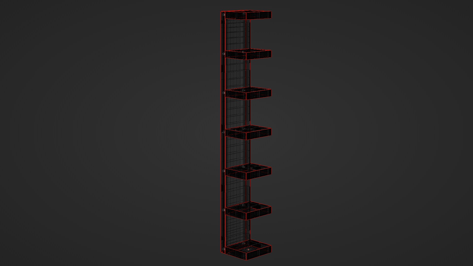 3D Wall Shelf Model - TurboSquid 2048701