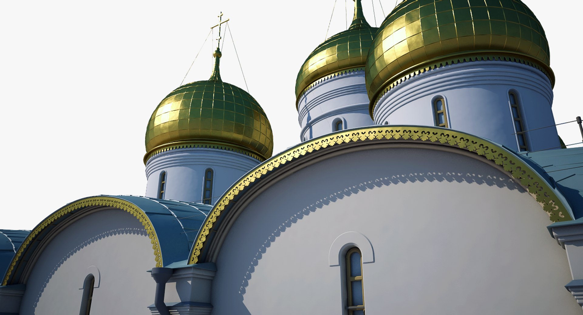 Russian Dormition Cathedral 3D Model - TurboSquid 1181661
