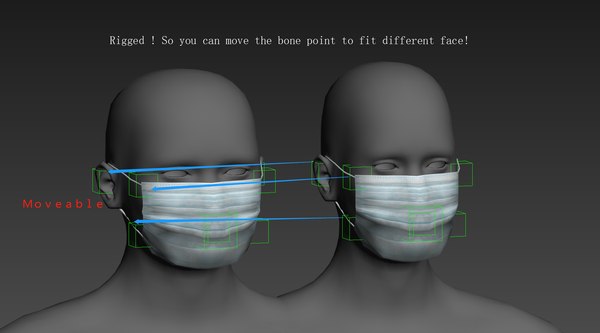 3D model disposable medical mask - TurboSquid 1570430