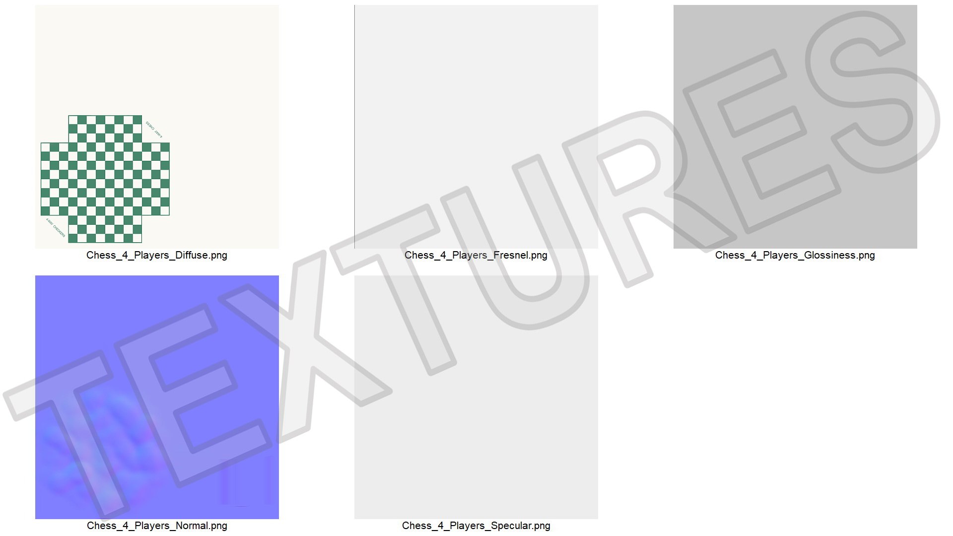 3D Checkers Board For 4 Players Model - TurboSquid 2006699