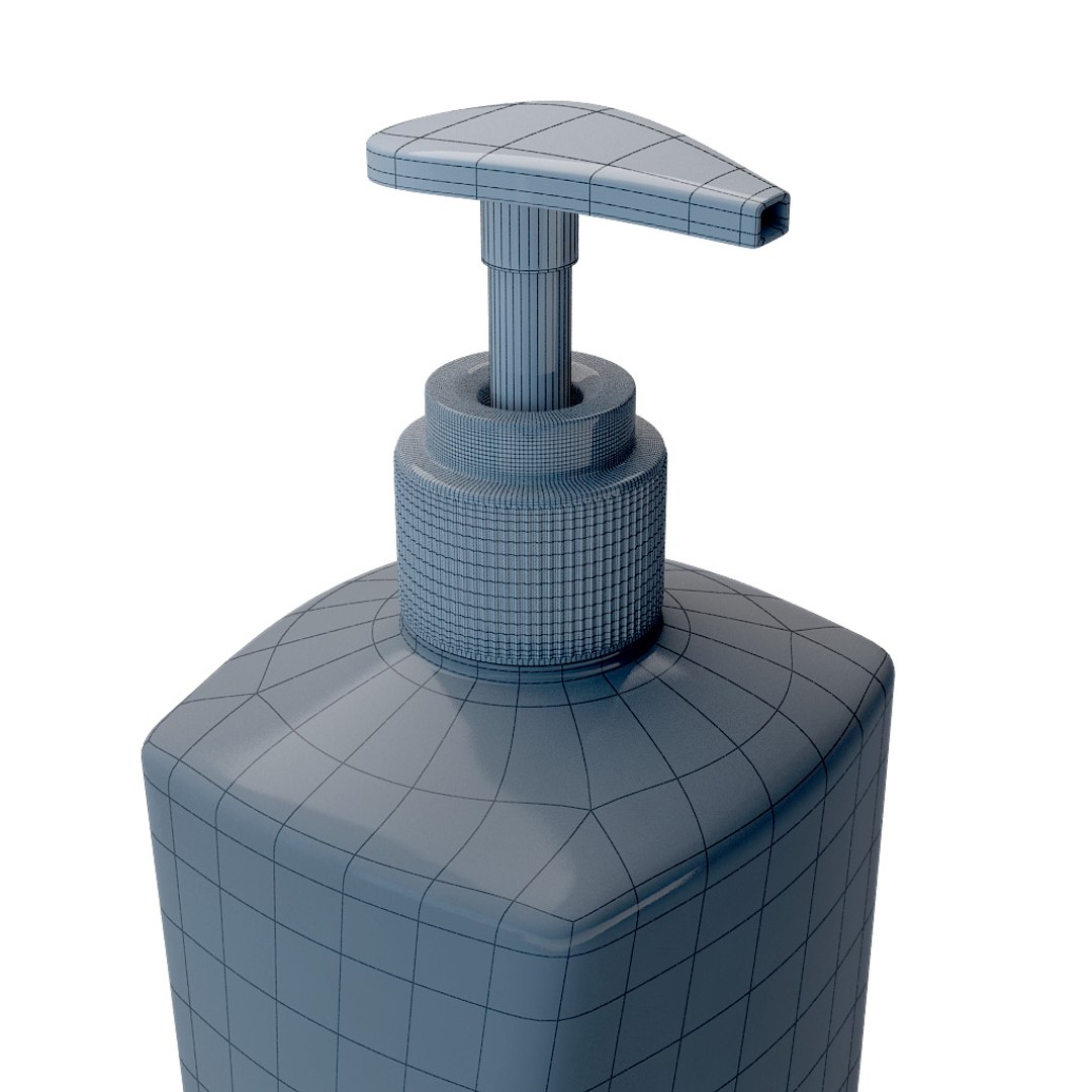 3d Shampoo Bottle Model