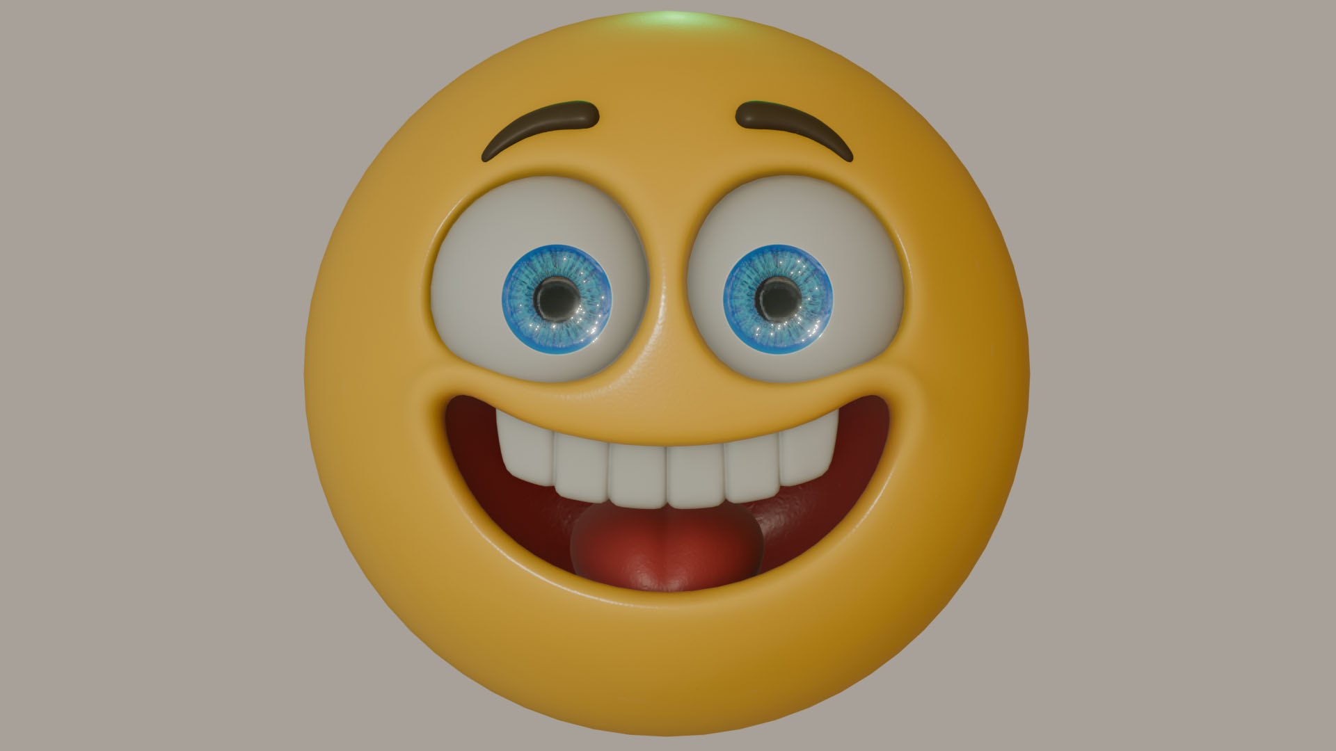 Emoji Smile 3D Model - TurboSquid 2417671