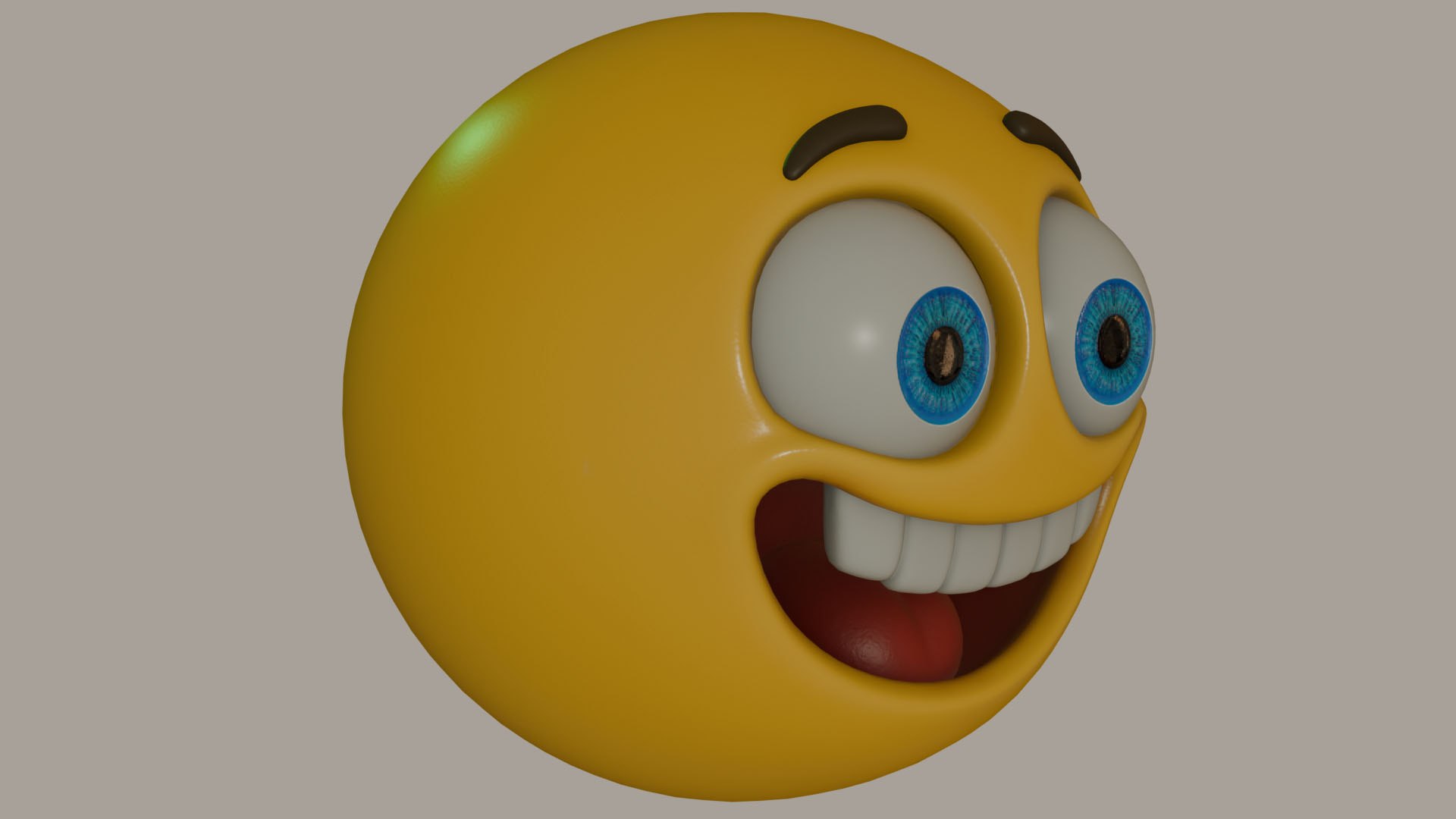 Emoji Smile 3D Model - TurboSquid 2417671