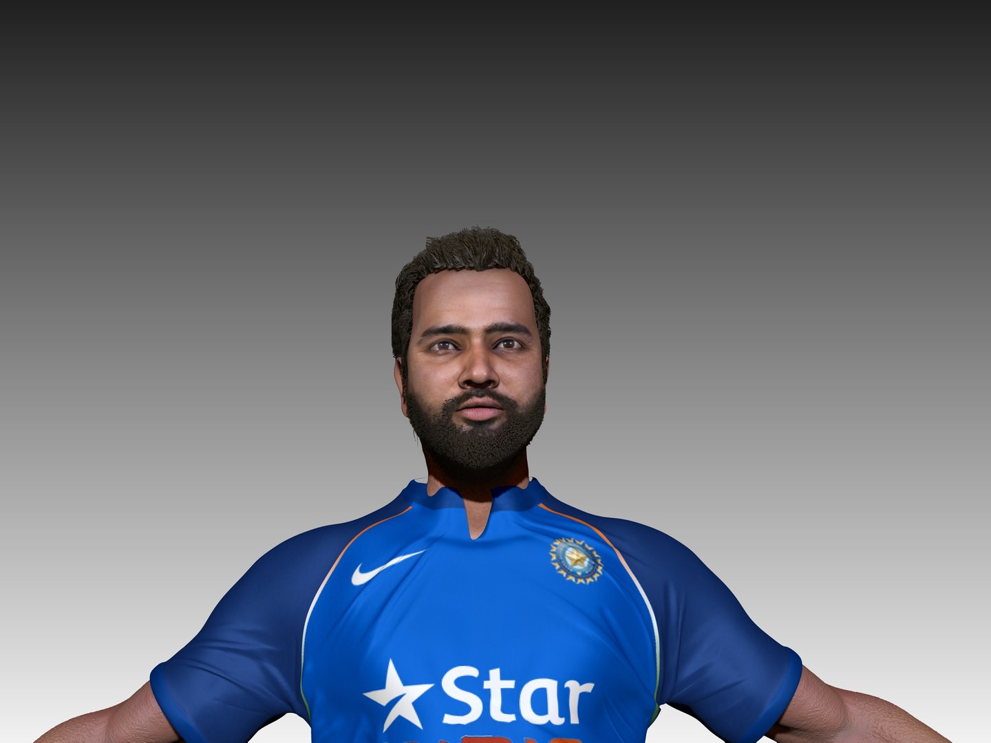 3D Rohit Sharma - TurboSquid 1342387