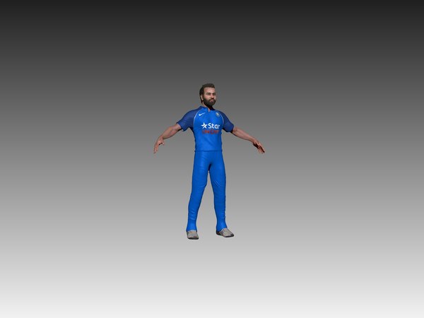 modelo 3d Rohit Sharma - TurboSquid 1342387