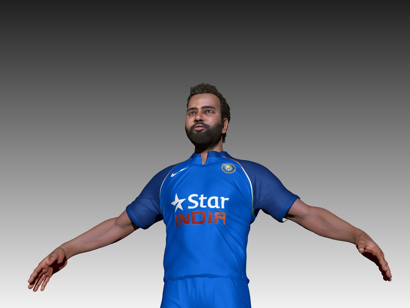 3D Rohit Sharma - TurboSquid 1342387