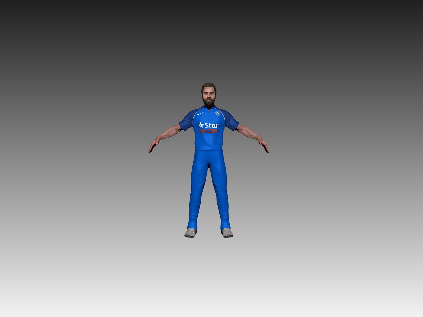 3D Rohit Sharma - TurboSquid 1342387