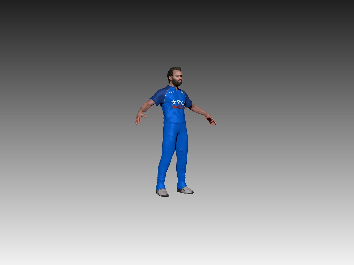 3D Rohit Sharma - TurboSquid 1342387