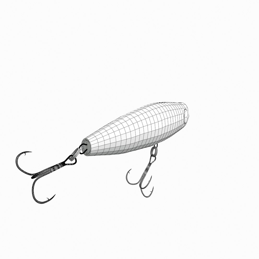 3d model popper lure