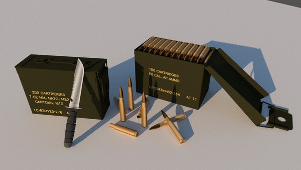 caixa de arma Modelo 3D - TurboSquid 1252392