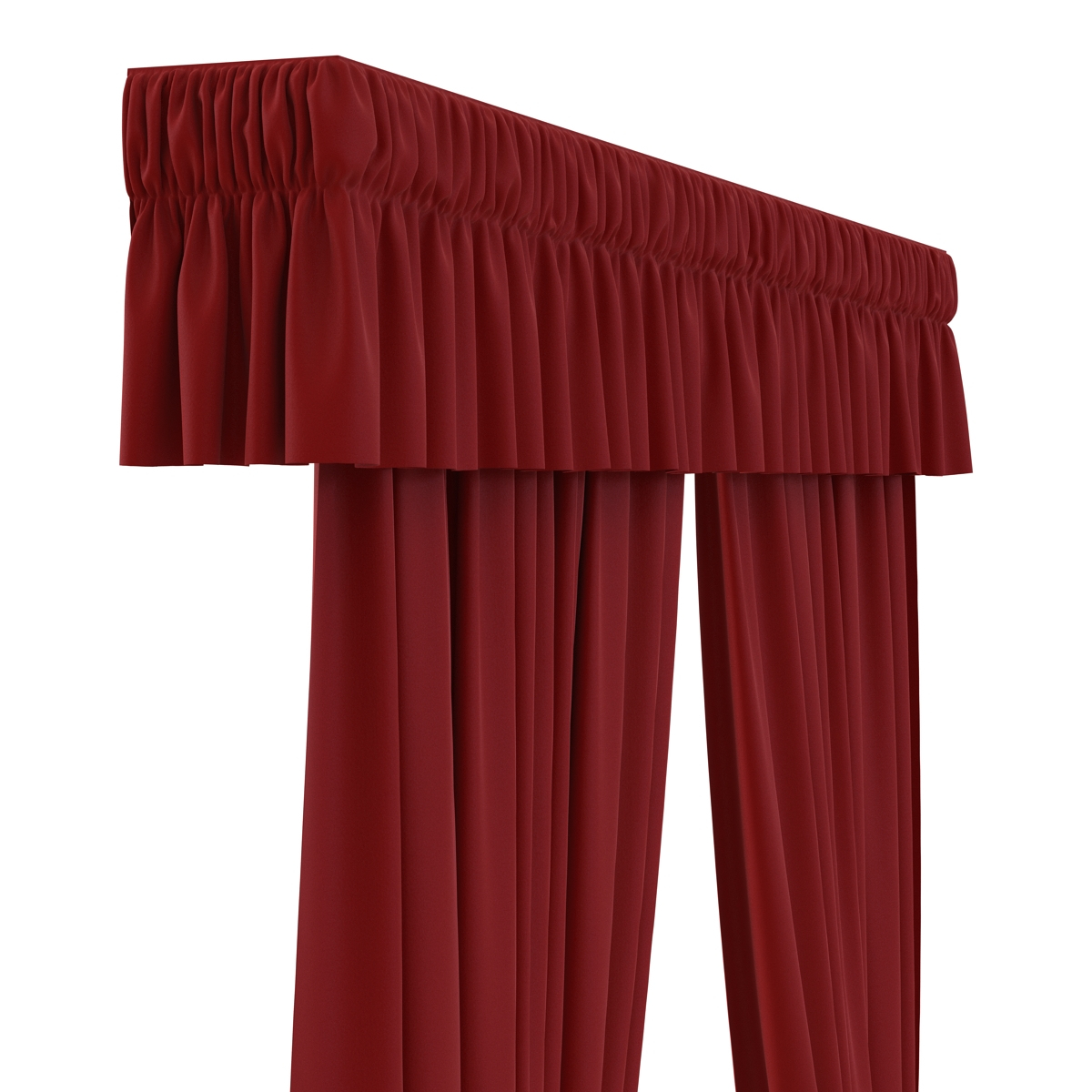 ma curtain 4 red