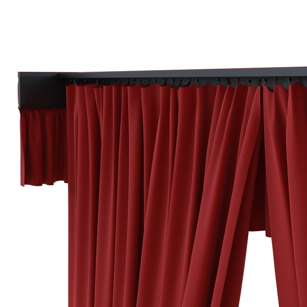 ma curtain 4 red