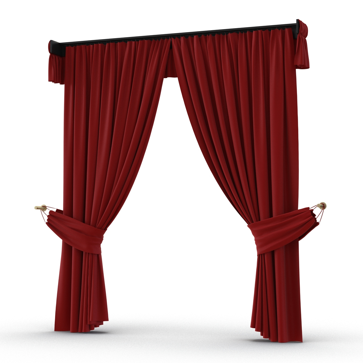 ma curtain 4 red