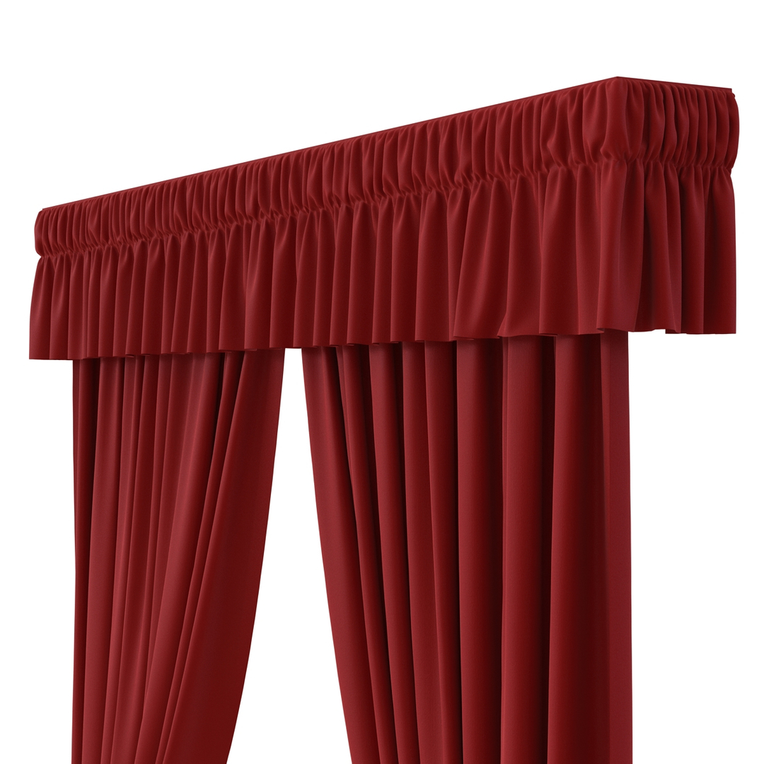 ma curtain 4 red