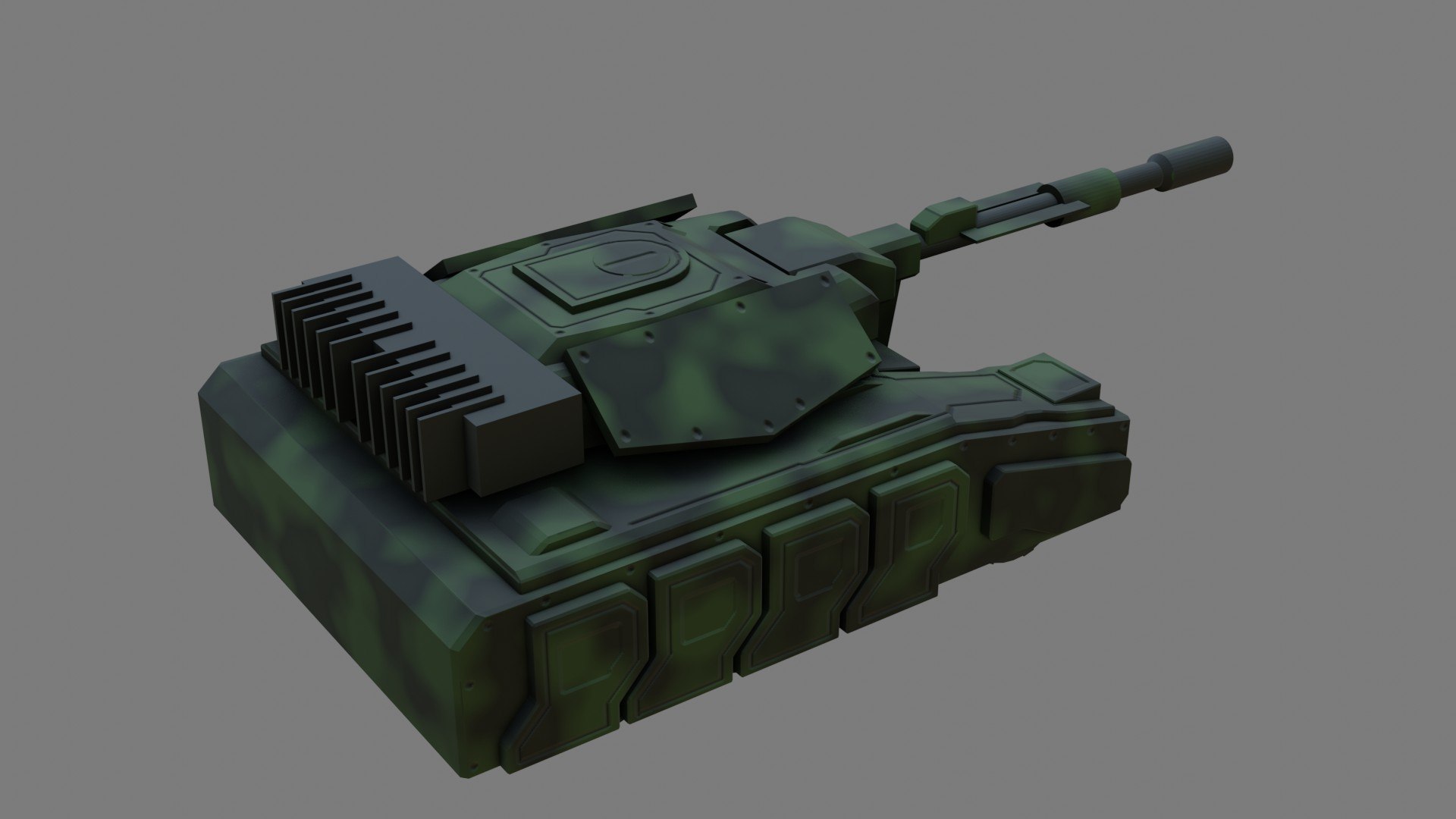 3D Sci-Fi Military Tank - Low Poly - Game Ready - PBR - TurboSquid 1936127