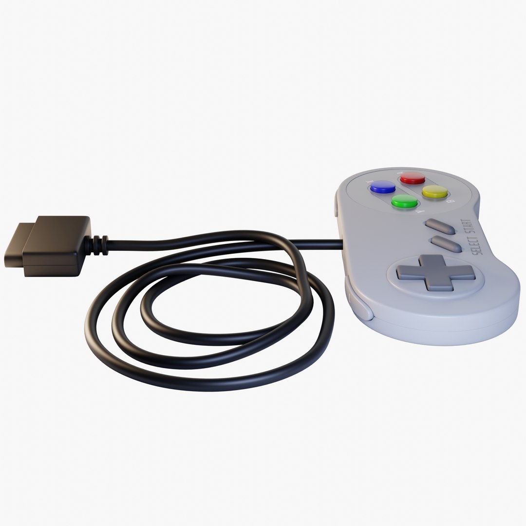 3D Retro Gamepad - TurboSquid 2033164