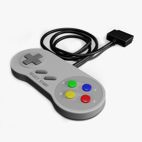 3D Retro Gamepad - TurboSquid 2033164