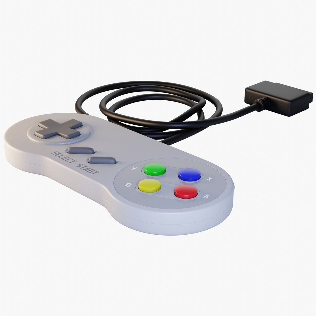 3D Retro Gamepad - TurboSquid 2033164