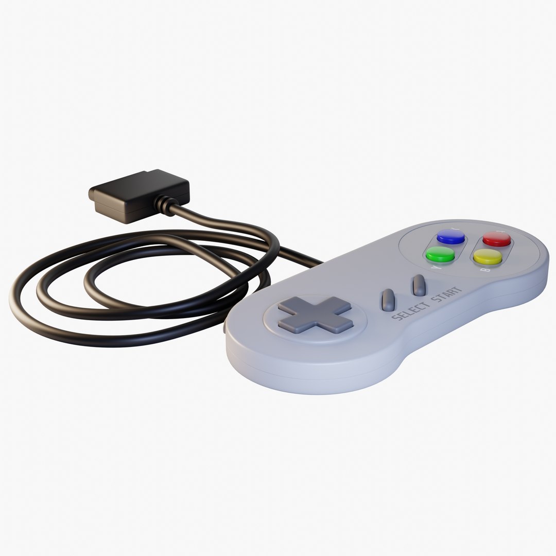 3D Retro Gamepad - TurboSquid 2033164